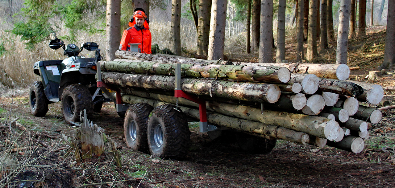 ATV Anhänger und Trailer hinter Quads - JPJ Trailers